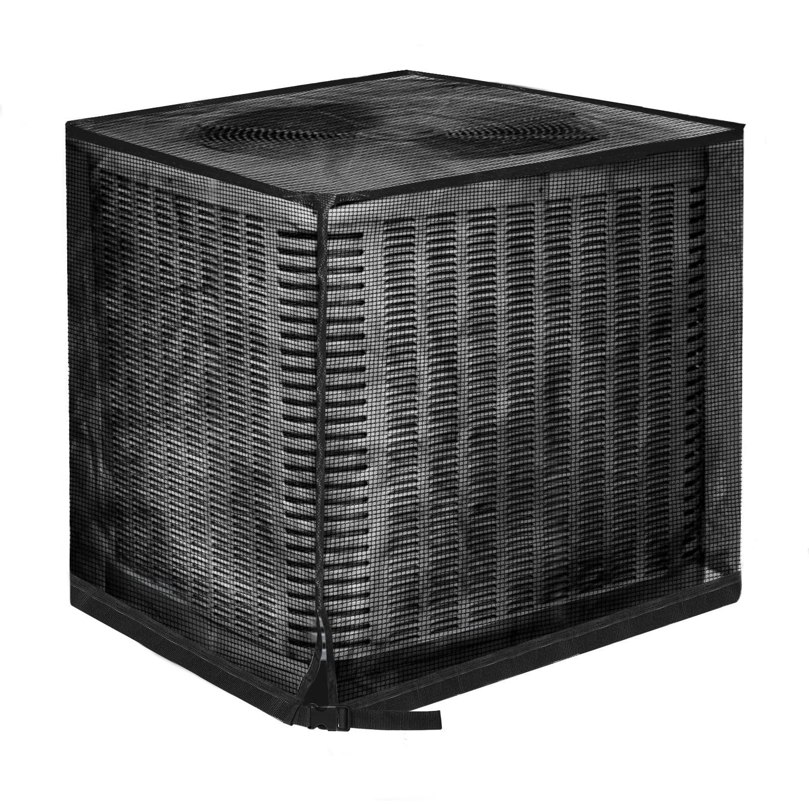 TRELC Outdoor Air Conditioner Cover, Mesh Air Conditioner Cover for Outside Units, All Seasons AC Unit Cover AC Mesh Cover Protect from Clogging - Cottonwood, Leaves, Weeds (35.4" x 35.4" x 39.4")