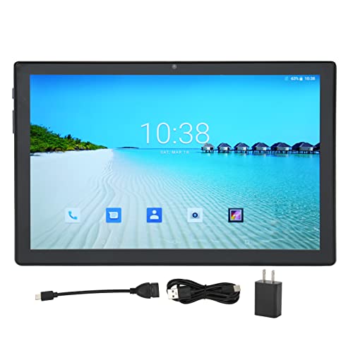 Haofy HD Tablet, Tablet PC Aluminium Alloy Dual Camera 10.1 Inch IPS 4G LTE 5G WiFi 2GB RAM 32GB ROM for Business (Green)