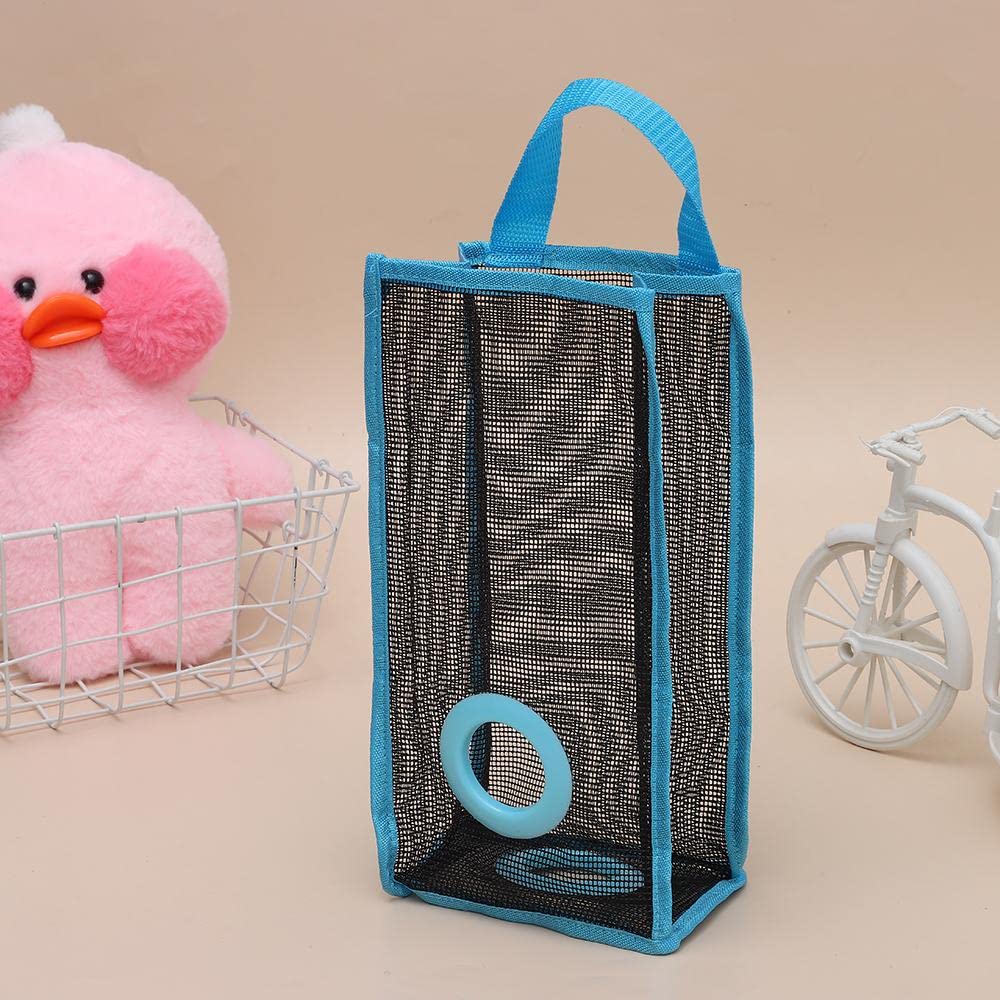 HomeSoGood 3 Pack Garbage Bag Storage Breathable Mesh Hanging Holder Foldable Recycle Plastic Bag Organizer Dispensers for Home and Kitchen