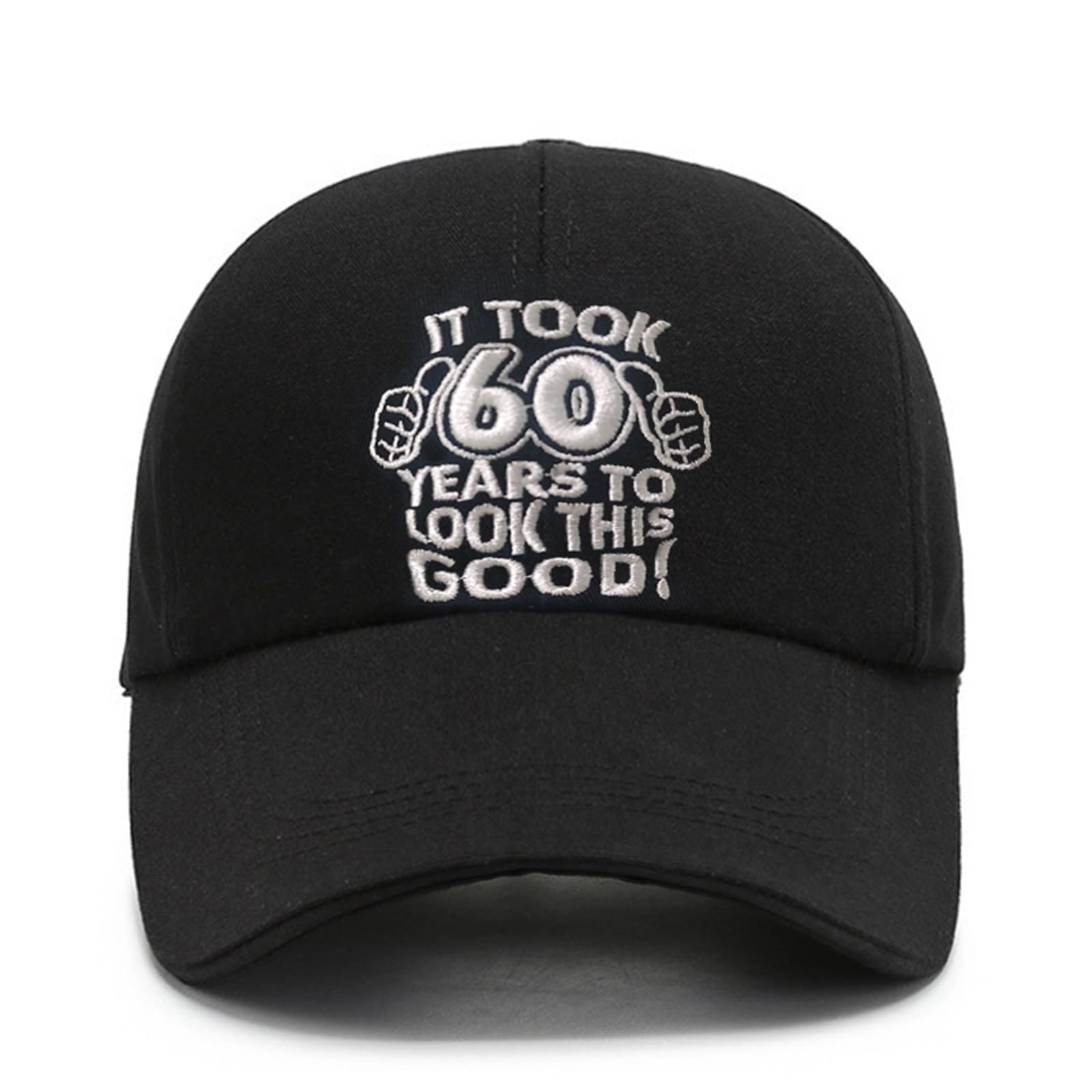 LOKIDVE Men Women It Took 60 Years to Look This Good Embroideried Baseball Caps Adjustable Dad Hat Birthday Gifts Black