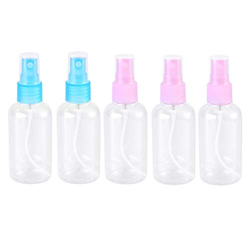 LEUYA Glass Dispenser 3pcs Fine Mist Sprayer Bottles Refillable Empty Small Spray Bottles Container Makeup Cosmetic Atomizers for Hand Cleaning Essential Oils Travel Perfumes Glass Waterbottle