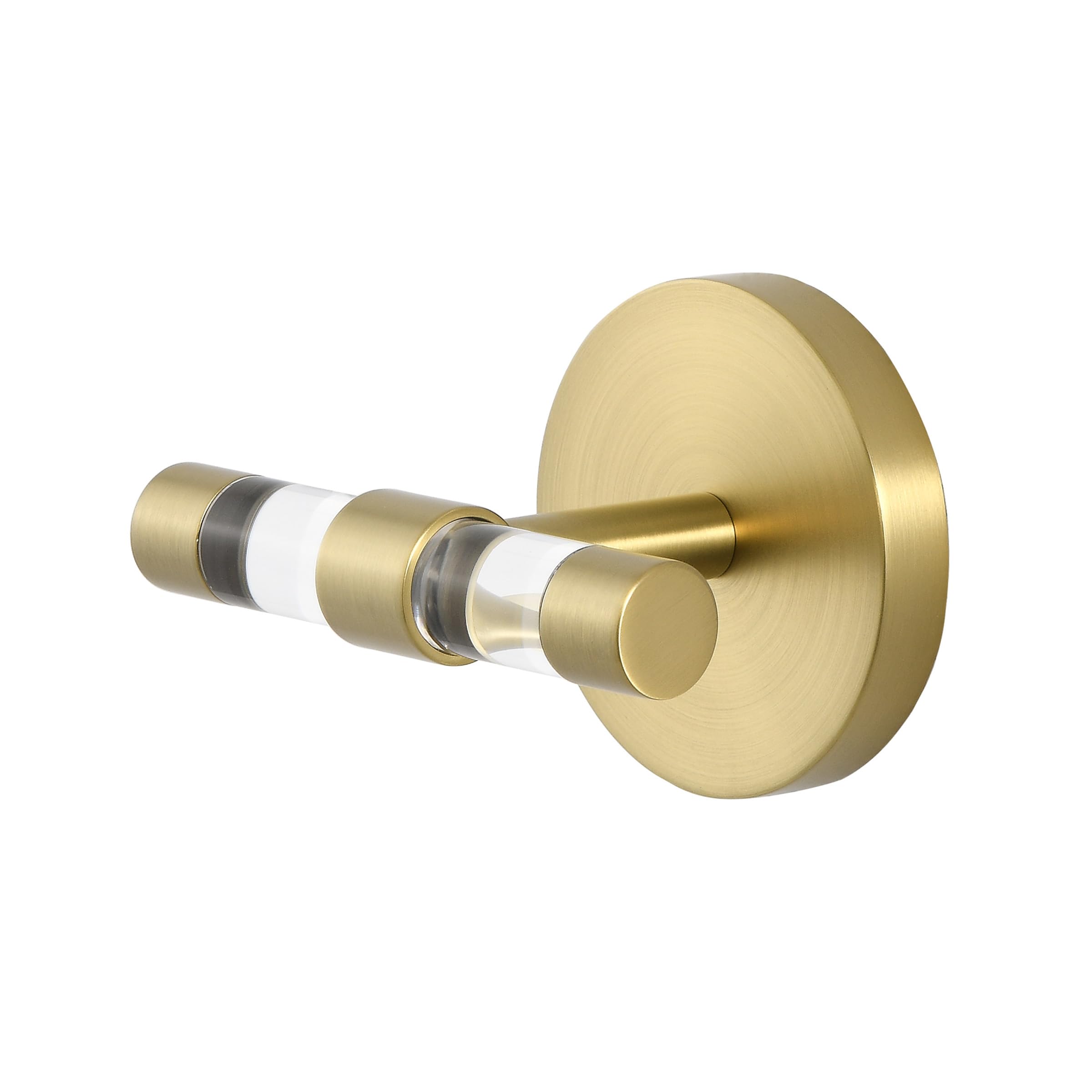 Swiss Madison Well Made Forever Verre Acrylic Robe Hook in Brushed Gold
