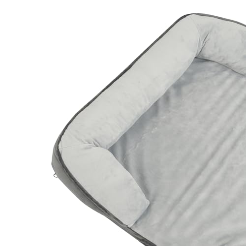 Pets Bed, Calming Anti Anxiety Crate Bed for Pets, Bed Machine Washable Breathable Soft Padding (30" L x 6" W x 20" H)
