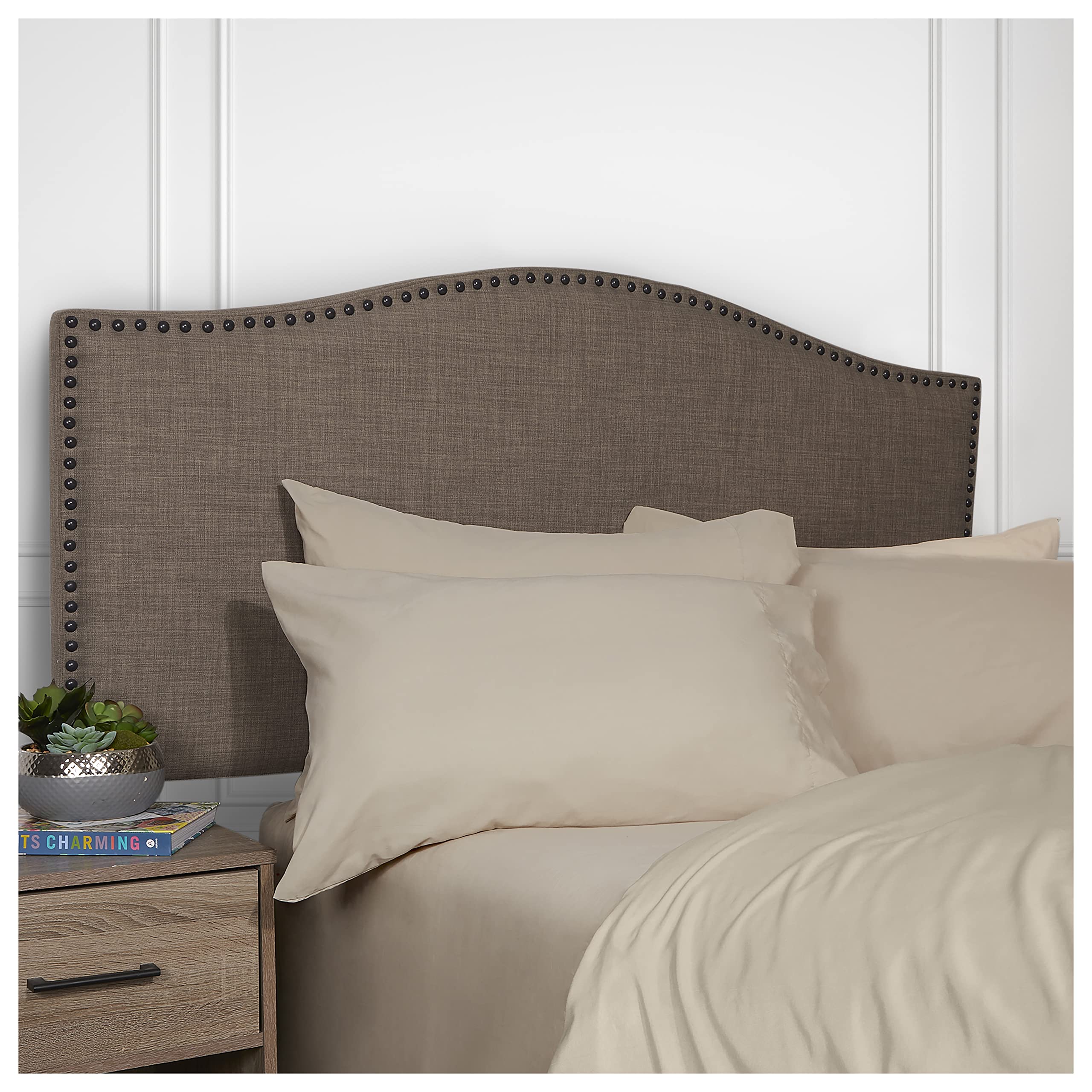 Dwell Studio 4-Piece 2000 Thread Count Cotton Rich Sheet Set - Deep Pocket, 4 Piece - 1 Flat, 1 Deep Pocket Fitted Sheet and 2 Pillowcases, Crisp Cool and Strong Bed Linen (King. White)