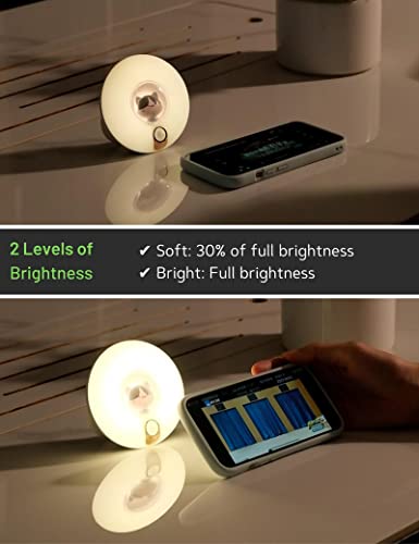 Searon Rechargeable Motion Sensor Night Light Kids, Under Cupboard Lights, Dimmable Cabinet Lights for Stairs Wardrobe Closet Bedroom Hallway Drawer Shed Toilet Garage
