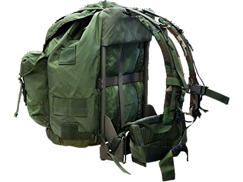 USGI Military Large Olive Drab Alice Pack w/ Straps / Frame / Pad