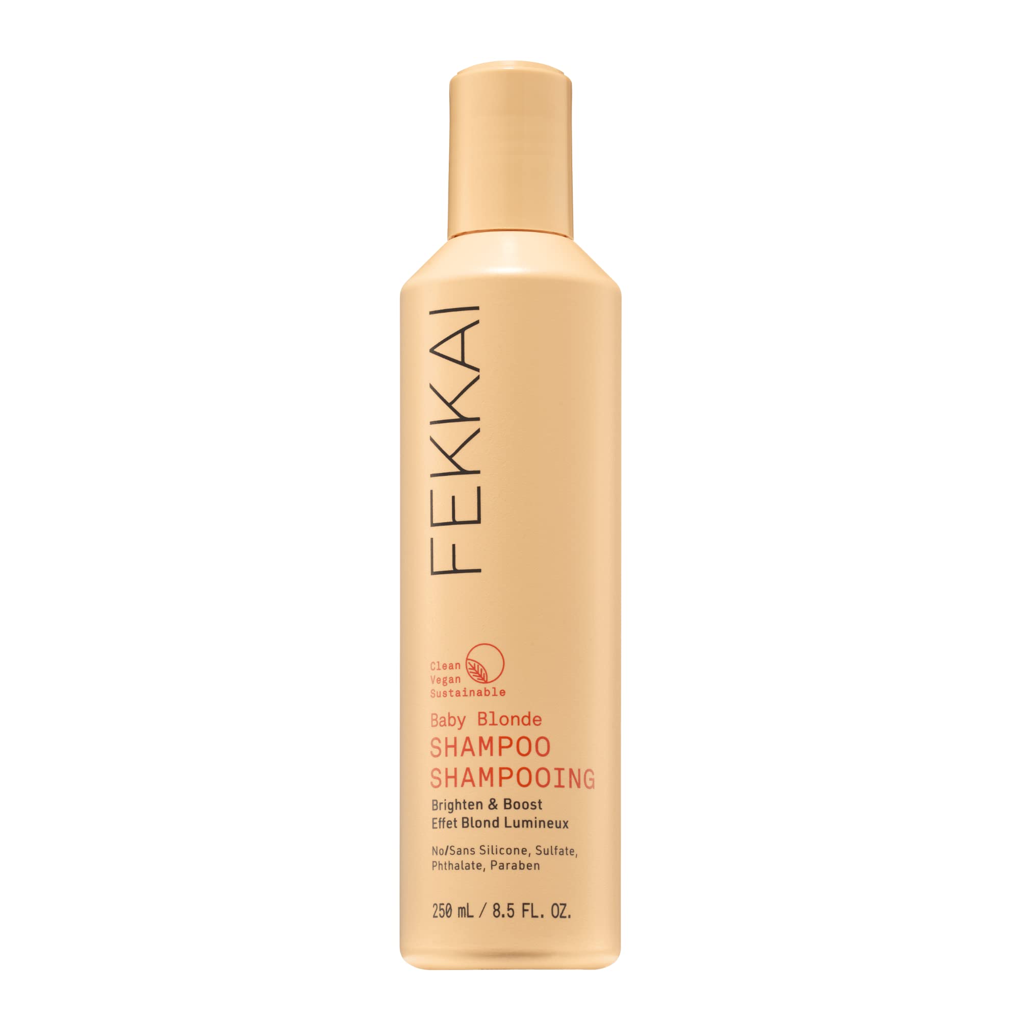 Fekkai Baby Blonde Brighten & Boost Shampoo - 8.5 oz - Brightening Cleanser - Salon Grade, EWG Compliant, Vegan & Cruelty Free