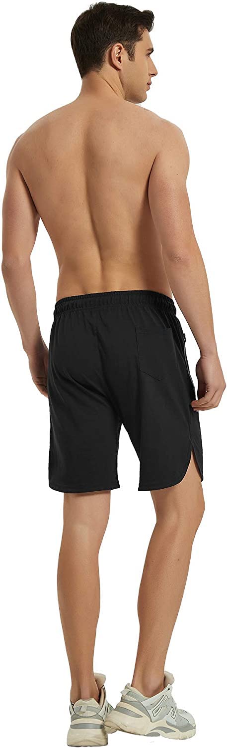 GEEK LIGHTING Men's 2 Pack Casual Shorts Elastic Waist Comfy Workout Shorts Drawstring 3X-Large