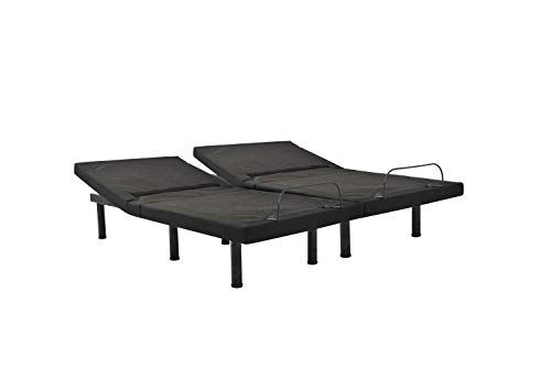 DynastyMattress DM9000F Adjustable Bed-Frame Base, HEADTILT-LUMBAR Split King - Electric Beds Remote Control and Twin XL, Queen, & King Size Bed