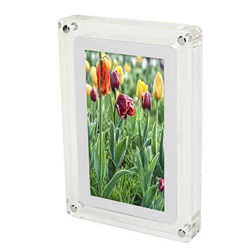 Electronic Photo Album, 4GB Internal Memory 100 to 240V Digital Picture Frame with Speaker for Home Decoration (US Plug)