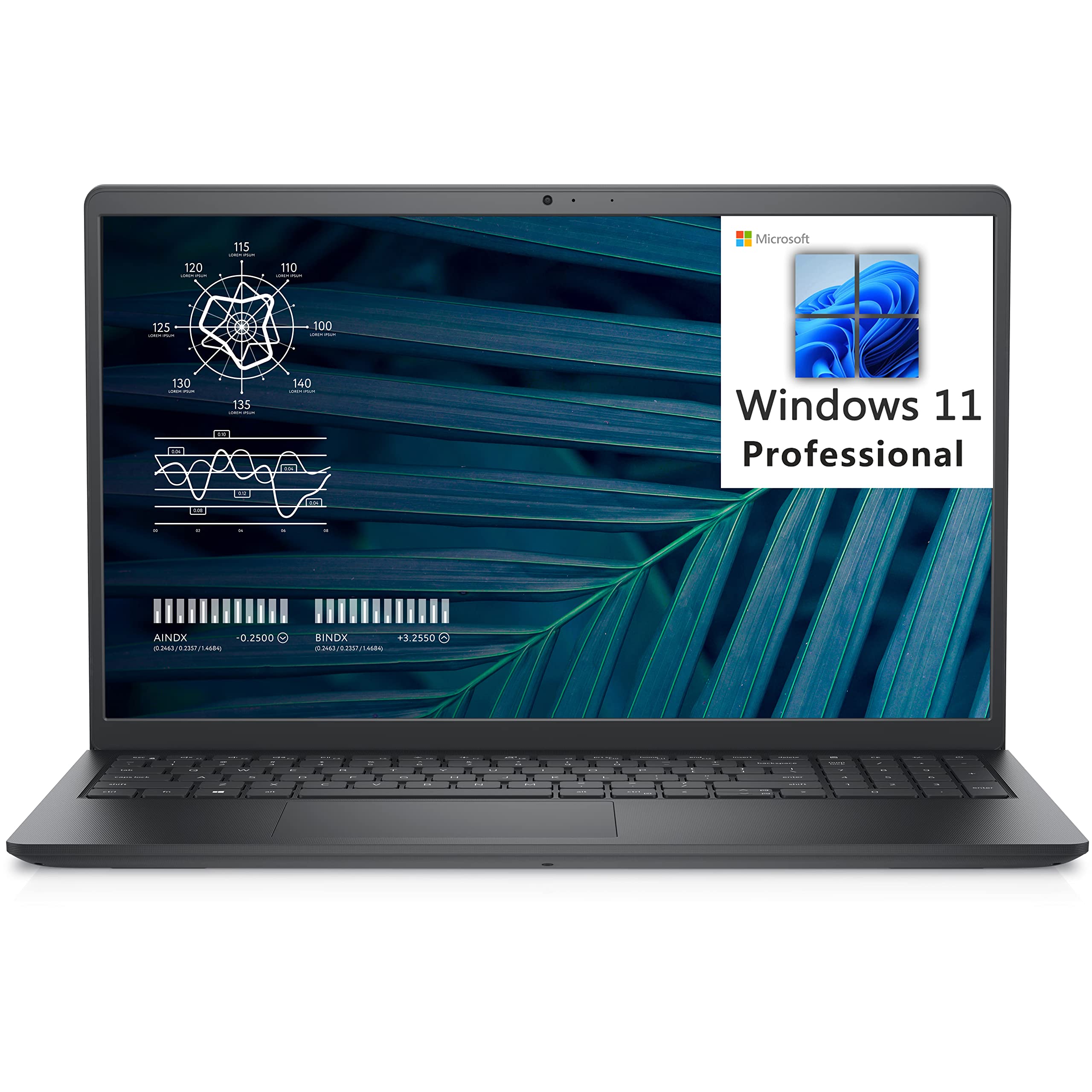 Dell Vostro 3510 15.6" FHD Business Laptop Computer, Intel Core i3-1115G4 (Beat i5-10210U), 32GB DDR4 RAM, 1TB PCIe SSD, 802.11AC WiFi, Bluetooth, Carbon Black, Windows 11 Professional