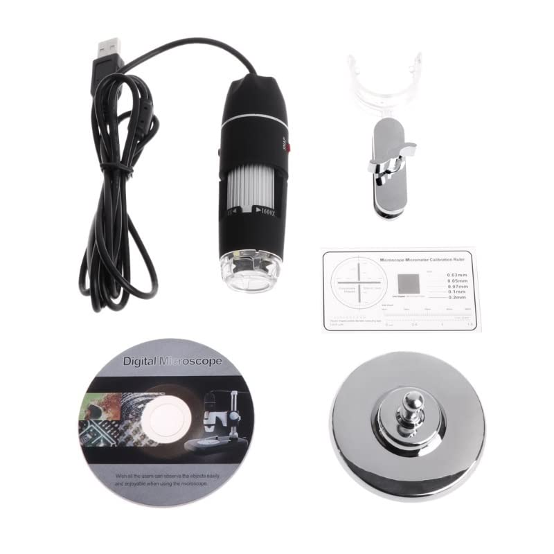 Handheld Digital Microscope Accessories 1600X 2MP Zoom Microscope 8 LED USB Magnifier Camera Microscope Accessories