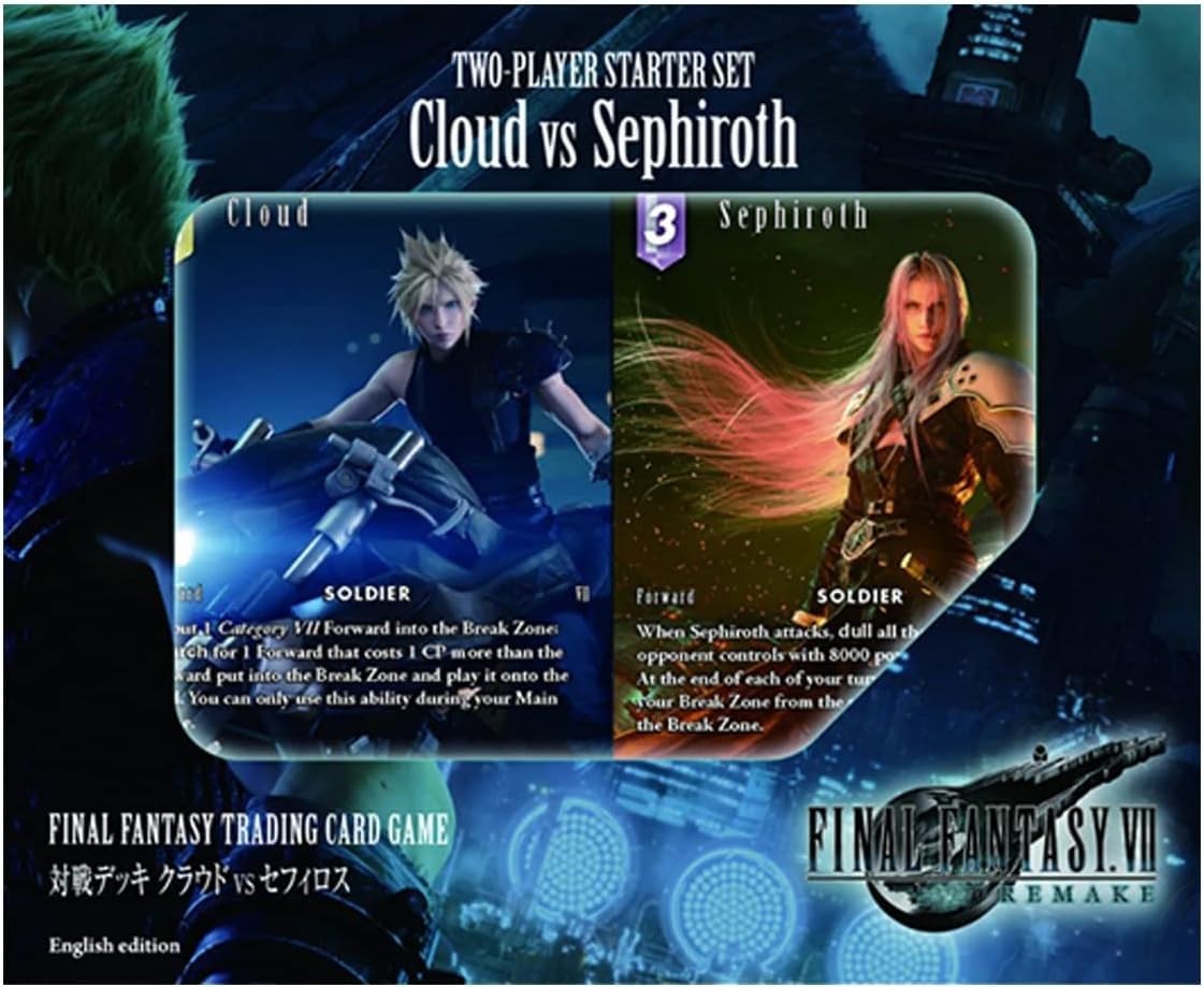 Final Fantasy TCG Cloud VS Sephiroth Two Player Starter Decks Set (74629)
