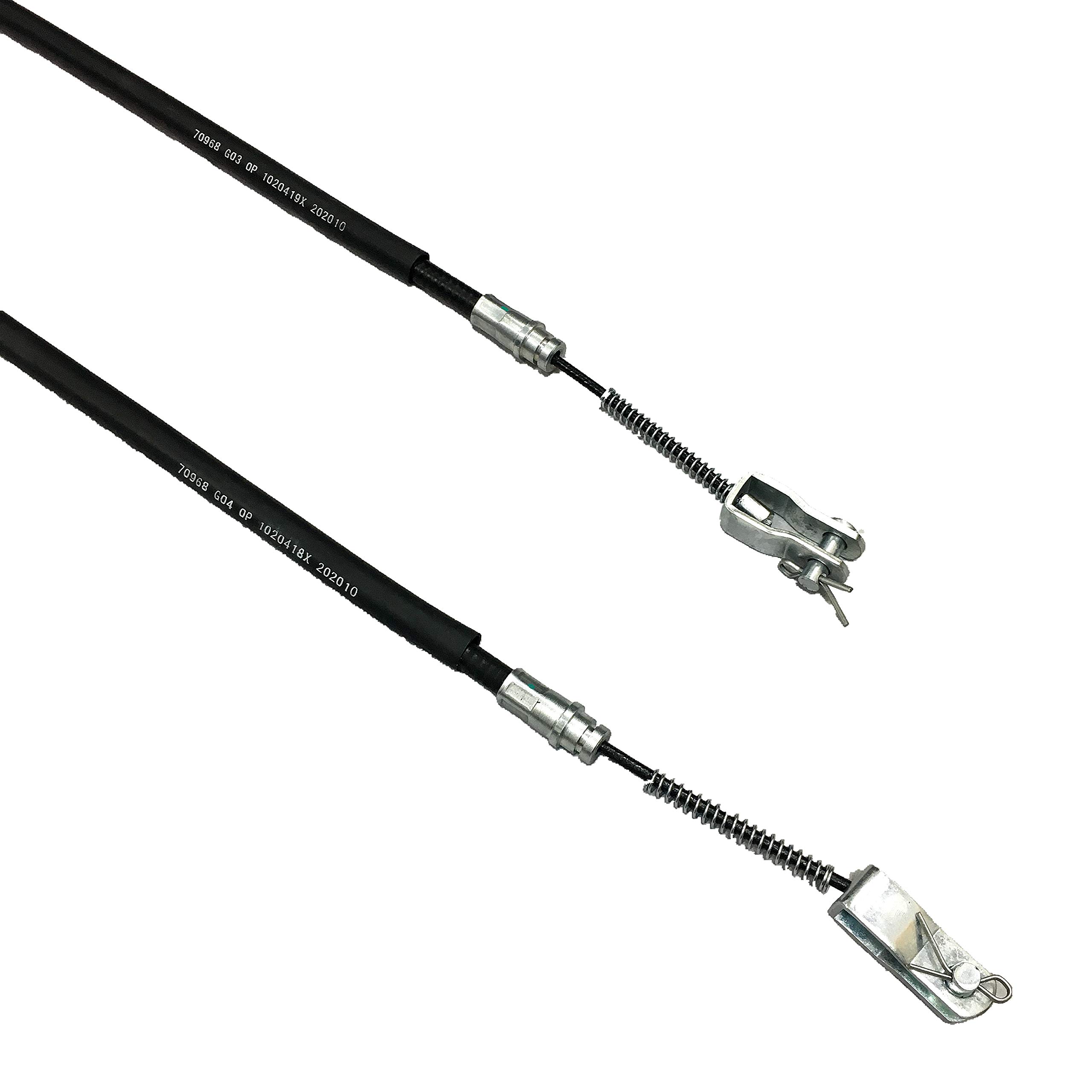 GREEN MARKET Golf Cart Accessories Brake Cable (Driver Side) for EZGO Electric 48-Volt(2010-up), ST400(2009-up) 70968-G03,70968G03,624691