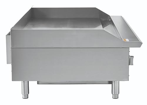 Kratos 29Y-006 48" Wide Commercial Gas Countertop Griddle with Manual Controls, 4 Burners, 120,000 BTU