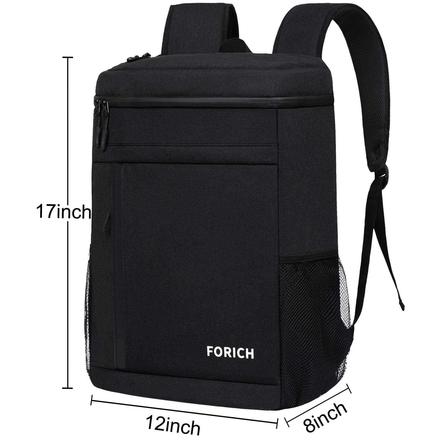 FORICH Soft Cooler Backpack Insulated Waterproof Backpack Cooler Bag Leak Proof Portable Small Cooler Backpacks to Work Lunch Travel Beach Camping Hiking Picnic Fishing Beer for Men Women