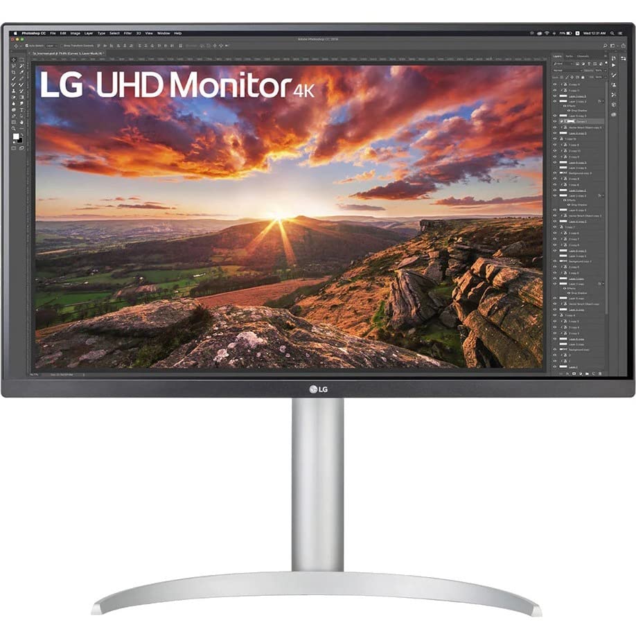 LG 27BP85UN-W 27IN LCD 3840X2160 IPS Monitor (Renewed)