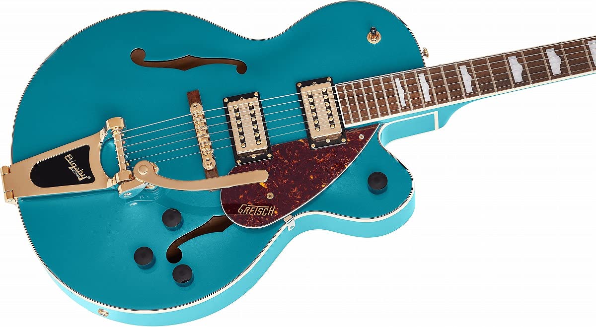 Gretsch G2410TG Streamliner Hollow Body Single-Cut and Gold Hardware Ocean Turquoise w/Bigsby