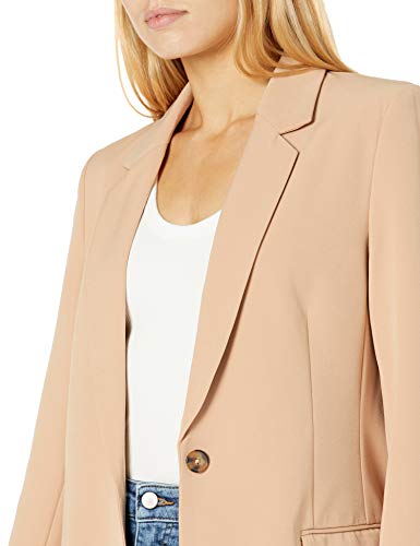 The Drop Women's Blake Long Blazer, Praline, Small