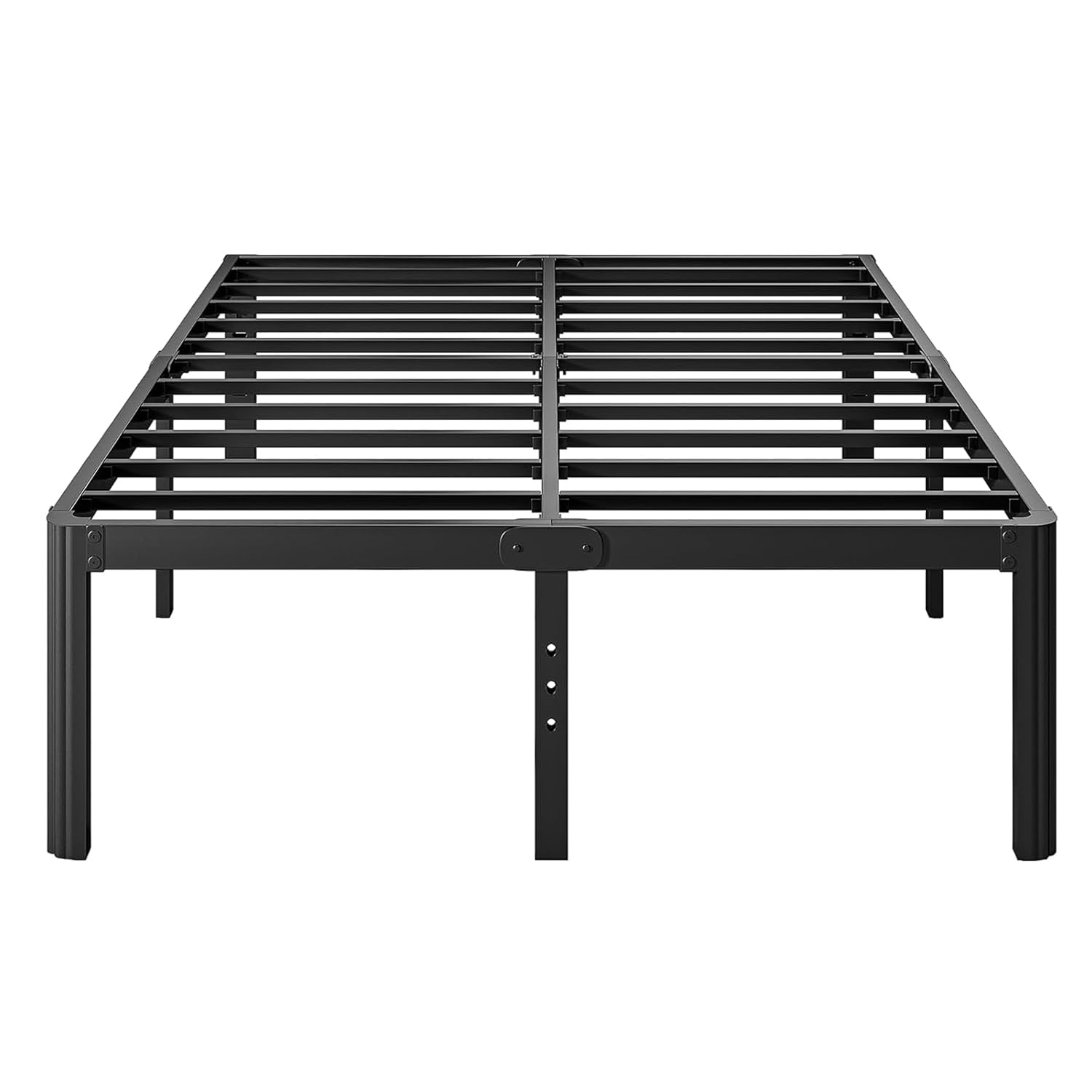 Vehowy King Size Bed Frame,18 Inch Heavy Duty Platform Bed Frame with Round Corner Edge Legs/No Box Spring Needed/Noise Free/Steel Slat Support/Easy Assembly