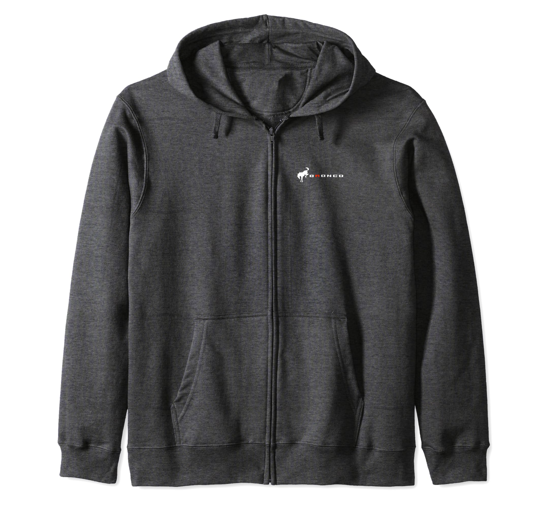 Ford Bronco R Left Chest Logo Zip Hoodie