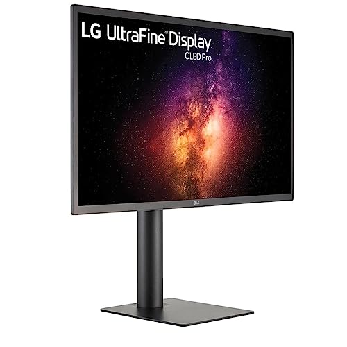 LG Ultrafine™ OLED Monitor (27EQ850) – 27 inch 4K UHD (3840 x 2160) OLED Pro Display with Adobe RGB 99%, DCI-P3 99%, 1M:1 Contrast Ratio, Hardware Calibration, Multi-Interface, USB Type-C™ (PD 90W)
