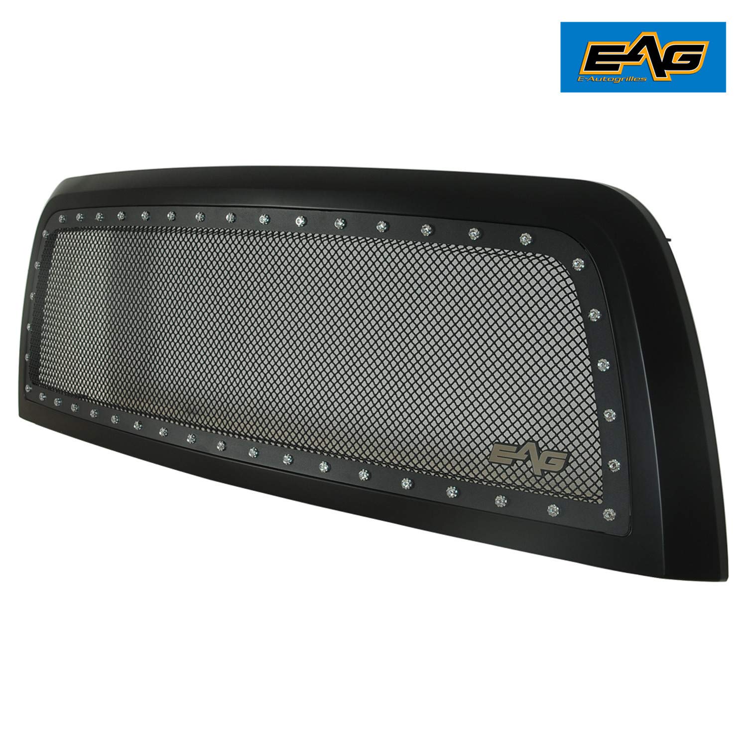 EAG Rivet Stainless Steel Wire Mesh Grille Fit for 2010-2012 Ram 2500/3500