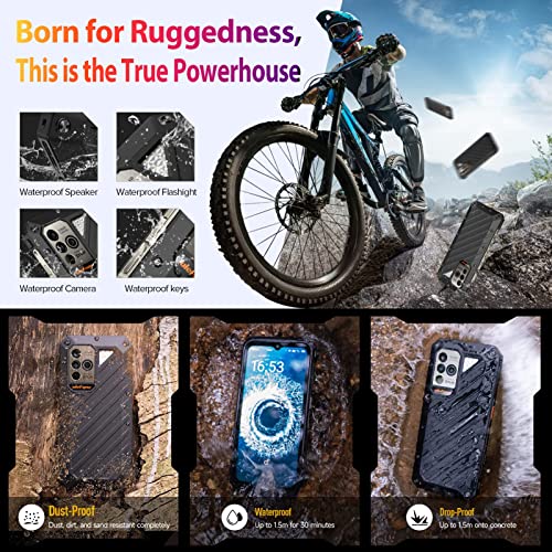 Ulefone Power Armor 18T 5G Rugged Phone, Thermal Imaging Camera 108MP Main Camera, 17GB+256GB MTK Dimensity 900, 9600mAh Battery QI 15W Wireless Charging, 6.58β FHD+ Corning Gorilla Screen, Android 12