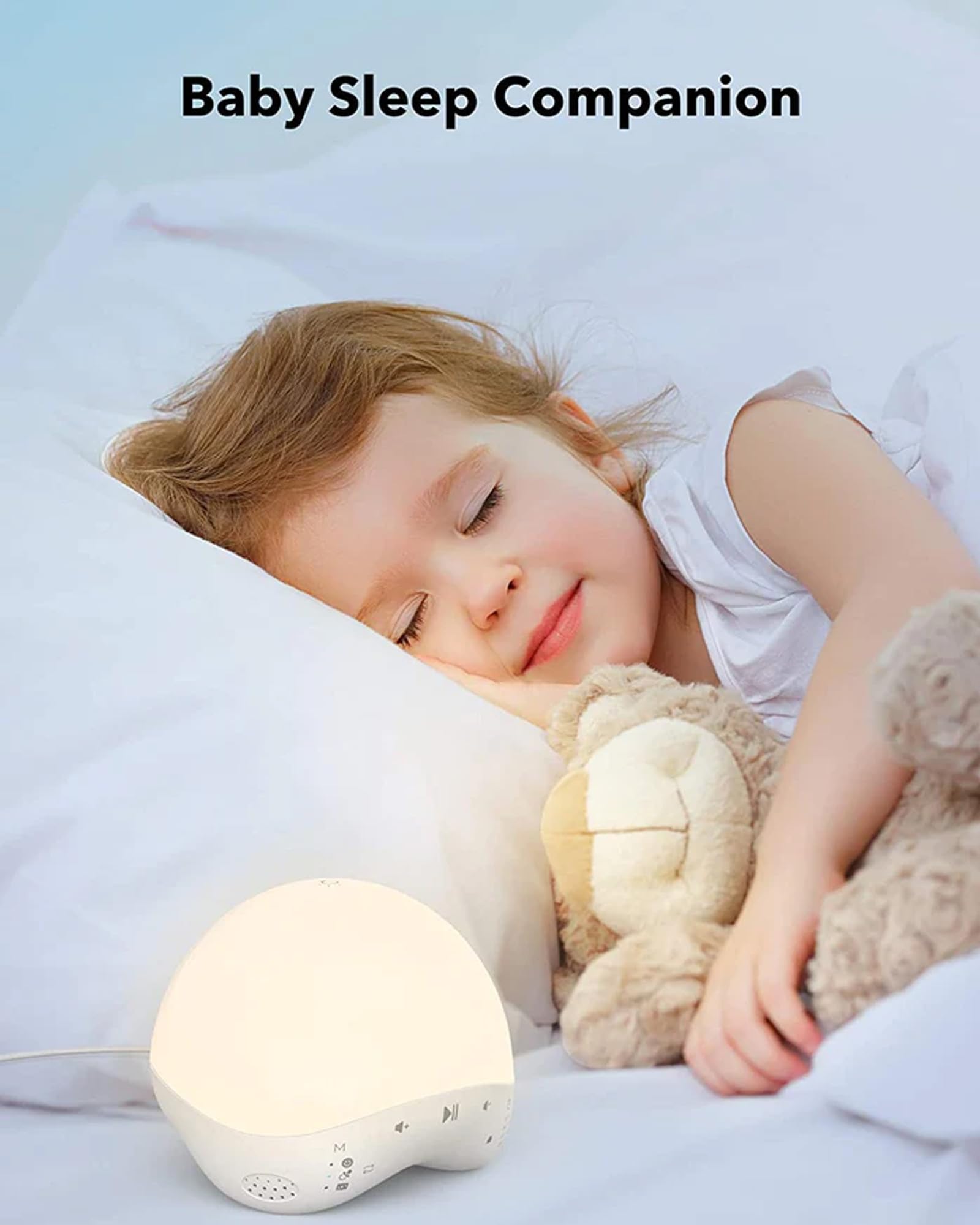 HawKam Desk Lamp/Light with Night Light for Kids,10000 Lux Daylight Lamp Touch Control with 20%-100% Adjustable Brightness Levels,Memory Function & Compact Size for Home Office Travelling