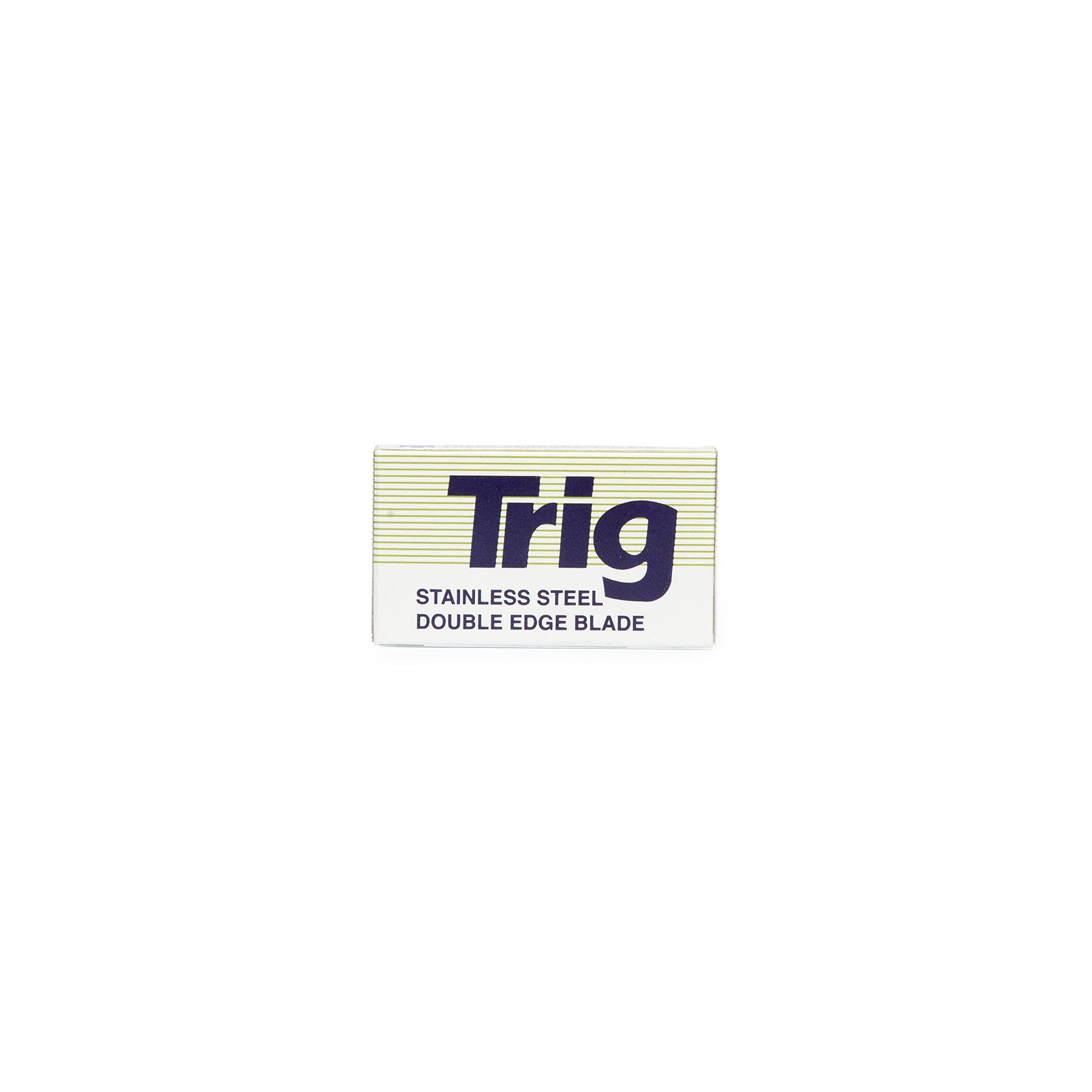 Treet Trig Silver Edge Stainless Steel Double Edge Shaving Blade Pack of 200 - For All Safety Razor Types