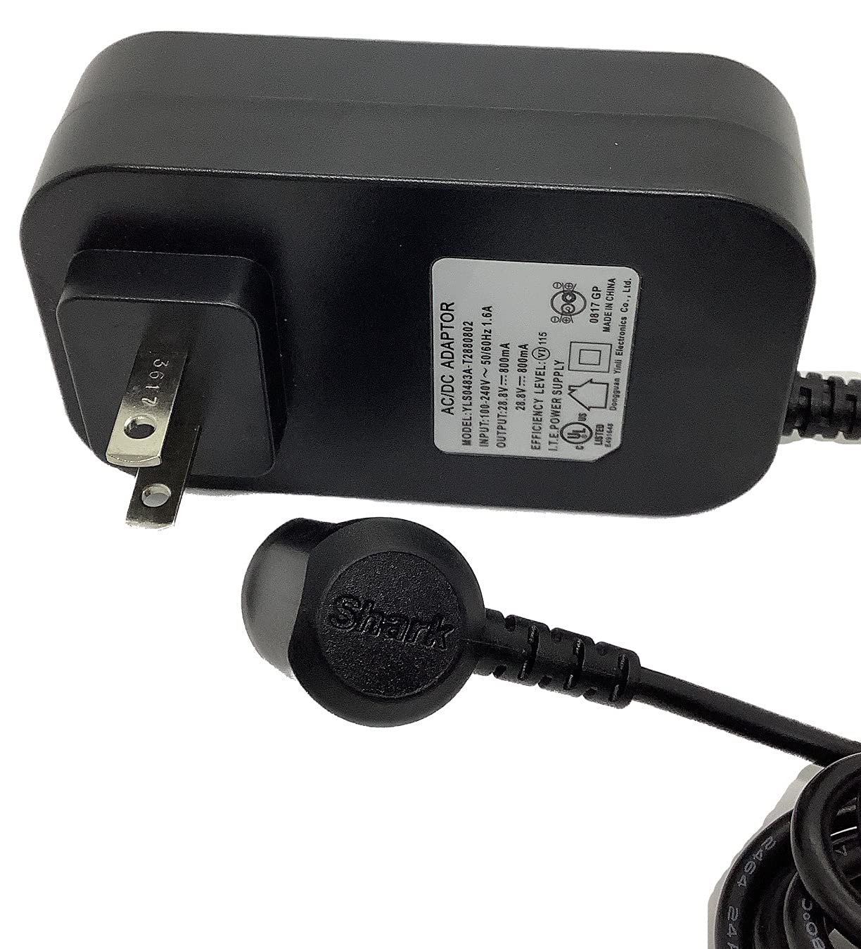 Genuine Shark 28.8V AC/DC Single or Dual Power Charger Adapter YLS0483A-T2880802 for IC205 IF200 IF201 IF202 IF203 IF252 IF281 IR100 IR142 IONFlex Vacuum F30 F80 X30 X40
