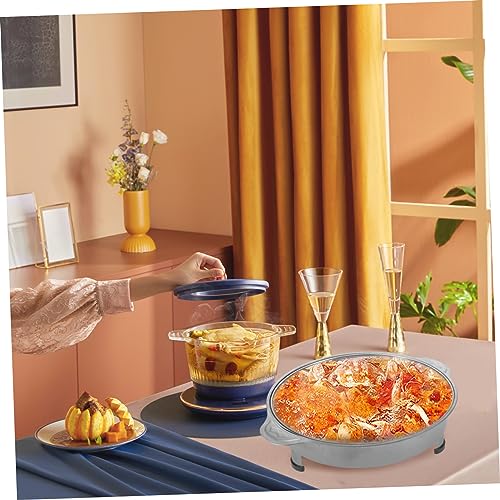 YARNOW Buffet Food Holder Flat Buffet Tray Rectangular Buffet Serving Plate Stainless-Steel Plate for Buffet Grilled Fish Plate Food Rack Chafing Dish Dining Table Metal Stainless Steel