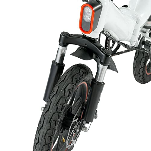 IEASEzxc Bicycle Motor Electric Mountain Bike 16 Inches Tyres Folding Bicycle