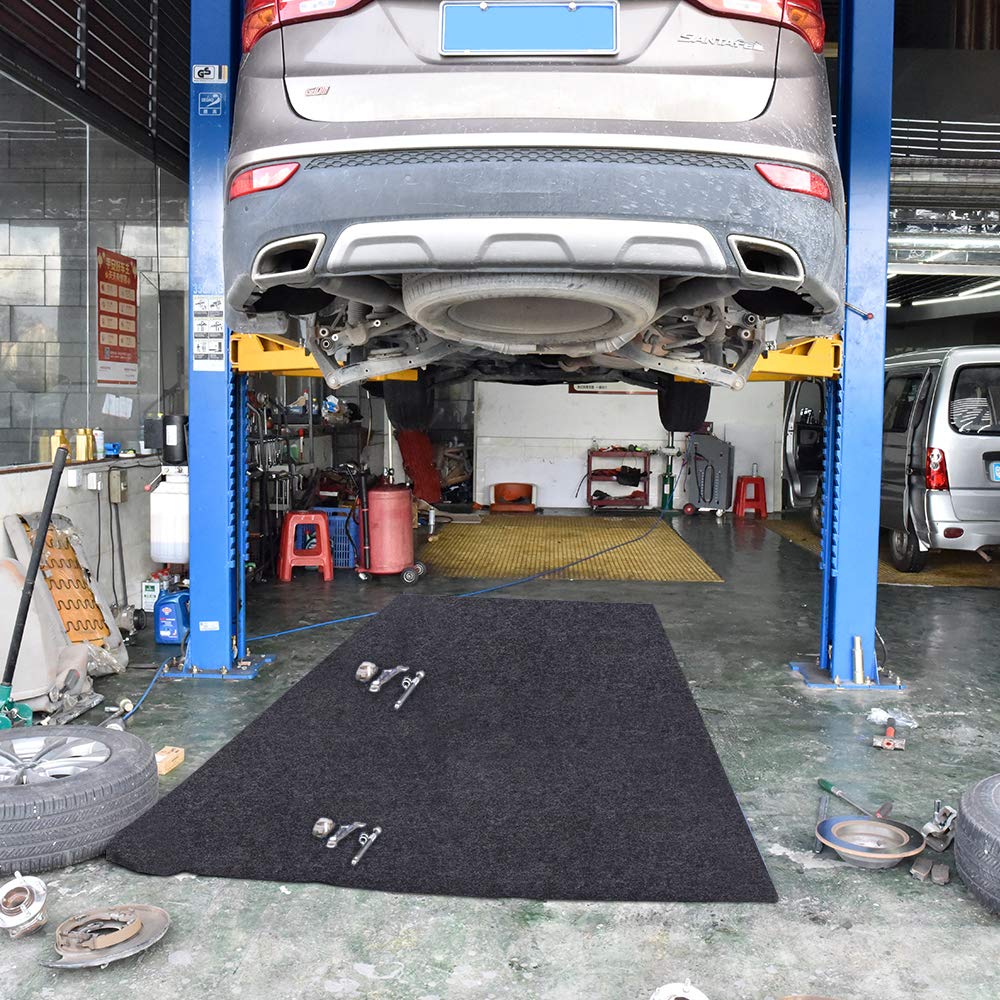 Delooant Maintenance Mat for Under Car or Equipment, Soft and Comfortable,Absorbent,Waterproof,Reusable,Washable,Protect Floor Clean(Maintenance Mat:36inches x 60inches)