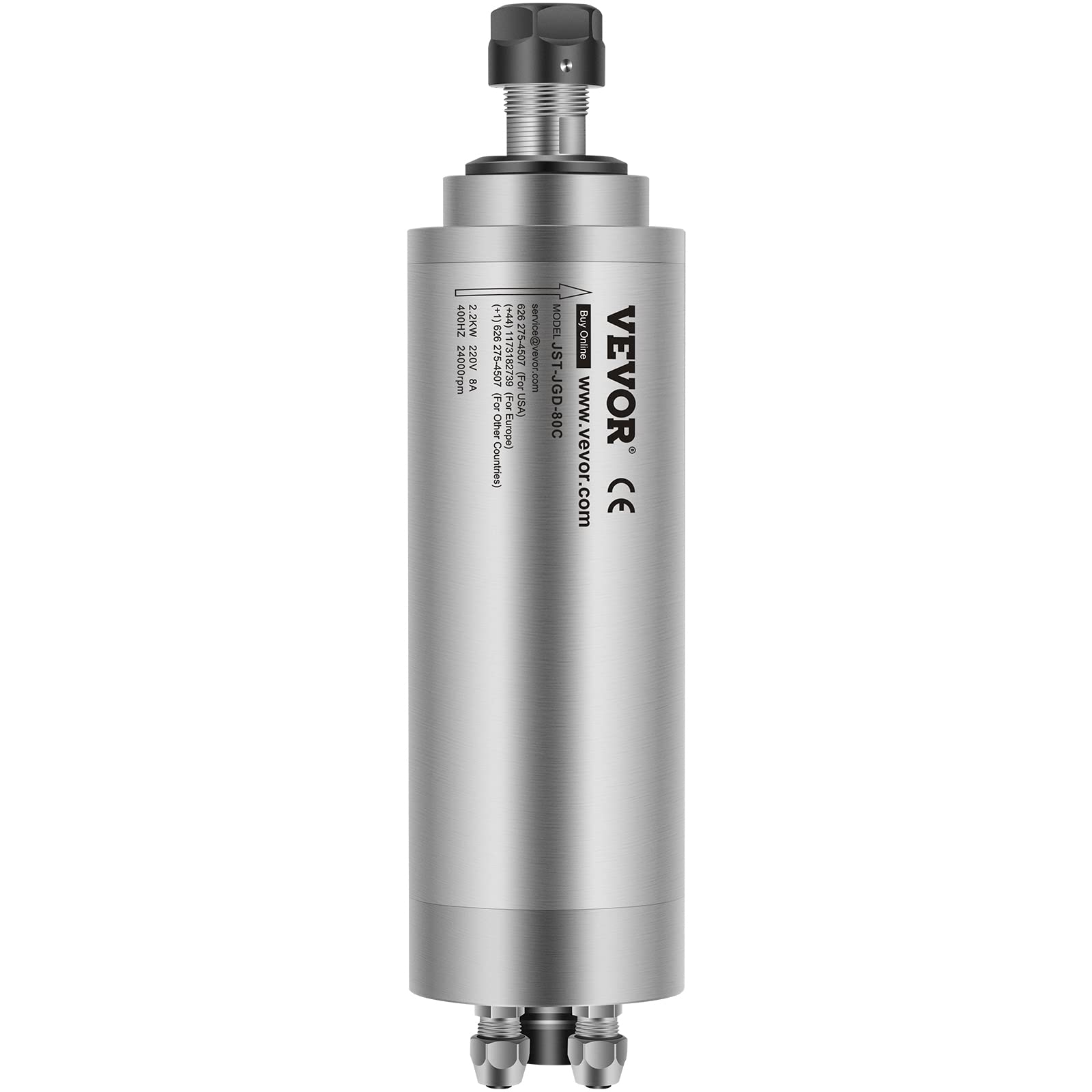Mophorn CNC Spindle Motor CNC Spindle Kits Water Cooled Spindle Motor For CNC Router Engraving Milling Machine (2.2KW)