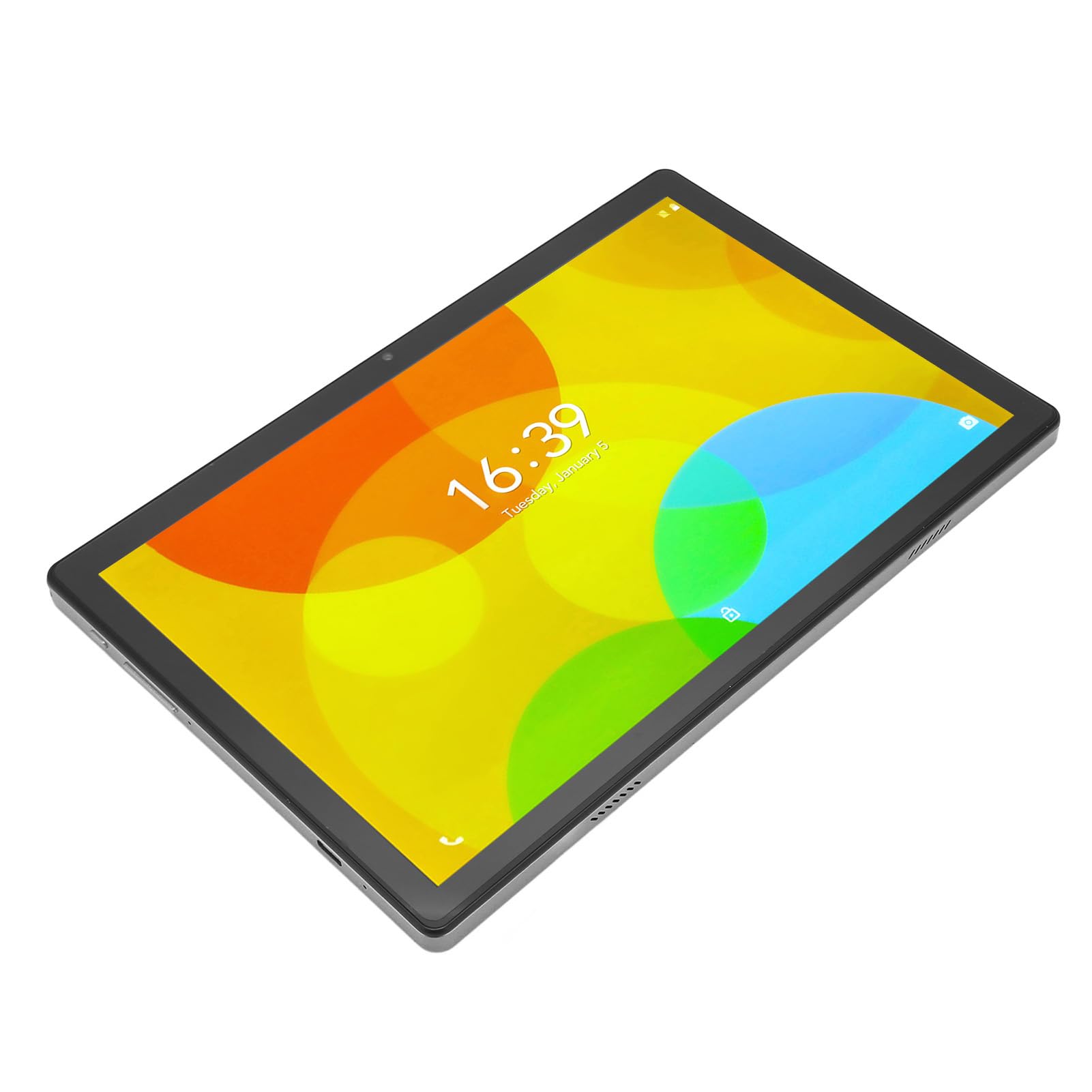 Haofy Business Tablet, 12GB 256GB Memory Dual Card Slots HD Tablet 4G LTE 5G WiFi 10.1 Inch with Earbuds for Travel (US Plug)
