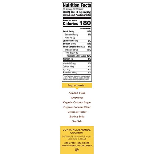 Simple Mills, Baking Mix Variety Pack, Banana Muffin & Bread, Chocolate Muffin & Cake, 3 Count & Almond Flour Baking Mix, Gluten Free Vanilla Cake Mix, Muffin pan ready