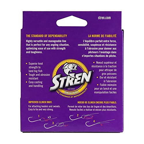 Stren Original®, Hi-Vis Gold, 20lb | 9kg Monofilament Fishing Line, Suitable for Freshwater Environments