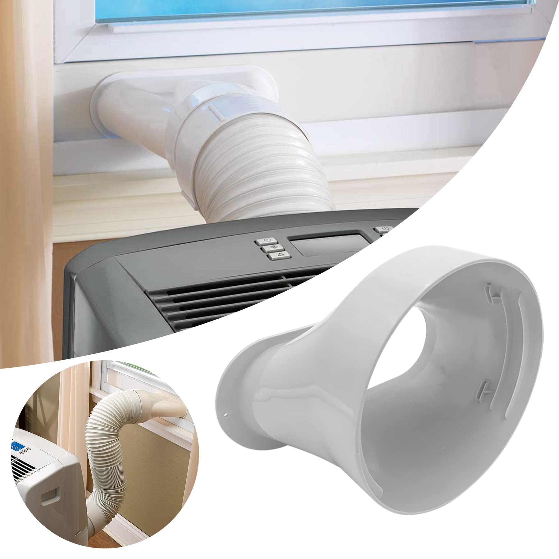 Forestchill 5.9 inch Portable Air Conditioner Window Kit Adapter, Mobile Air Conditioning Exhaust Hose Connector