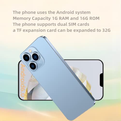 ZSDDZZY 6.11in Screen,E88,Android Smartphone ,Dual SIM Card,1G RAM 16G ROM,Only Supports Dual SIM Card Frequency Band of 3GWCDMA :850/2100MHZ,Unlocked Cell Phone(Black
