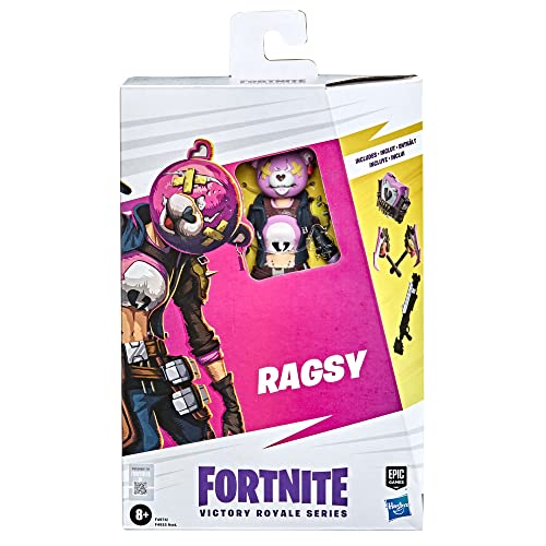 Fortnite Victory Royale Series Ragsy Collectible Action Figure with Accessories - Ages 8 and Up, 6-inch