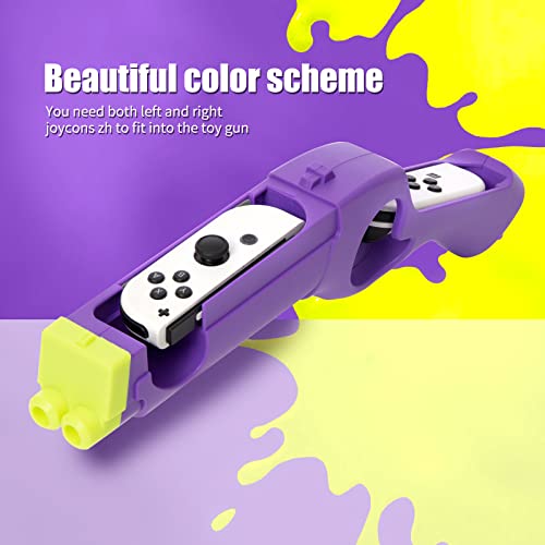 HEATFUN Switch Gun Controller, Switch Game Gun for Kids, Switch Hand Grip Compatible with Hunting Simulator 2 Nintendo Switch and other Shooting Games (Purple)