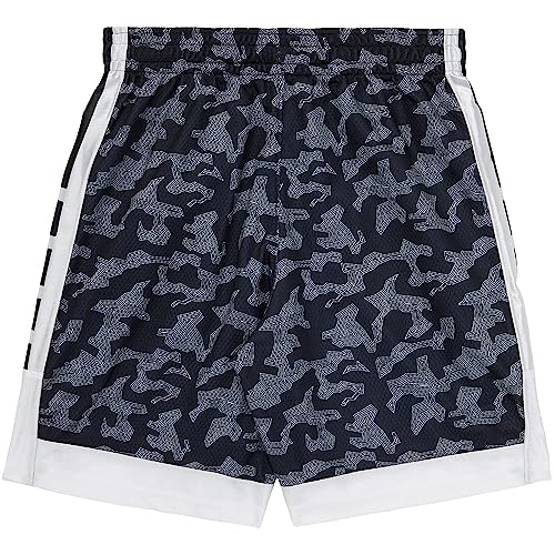 Nike Dri-FIT™ Elite All Over Print Shorts (Little Kids/Big Kids) Black/White/White