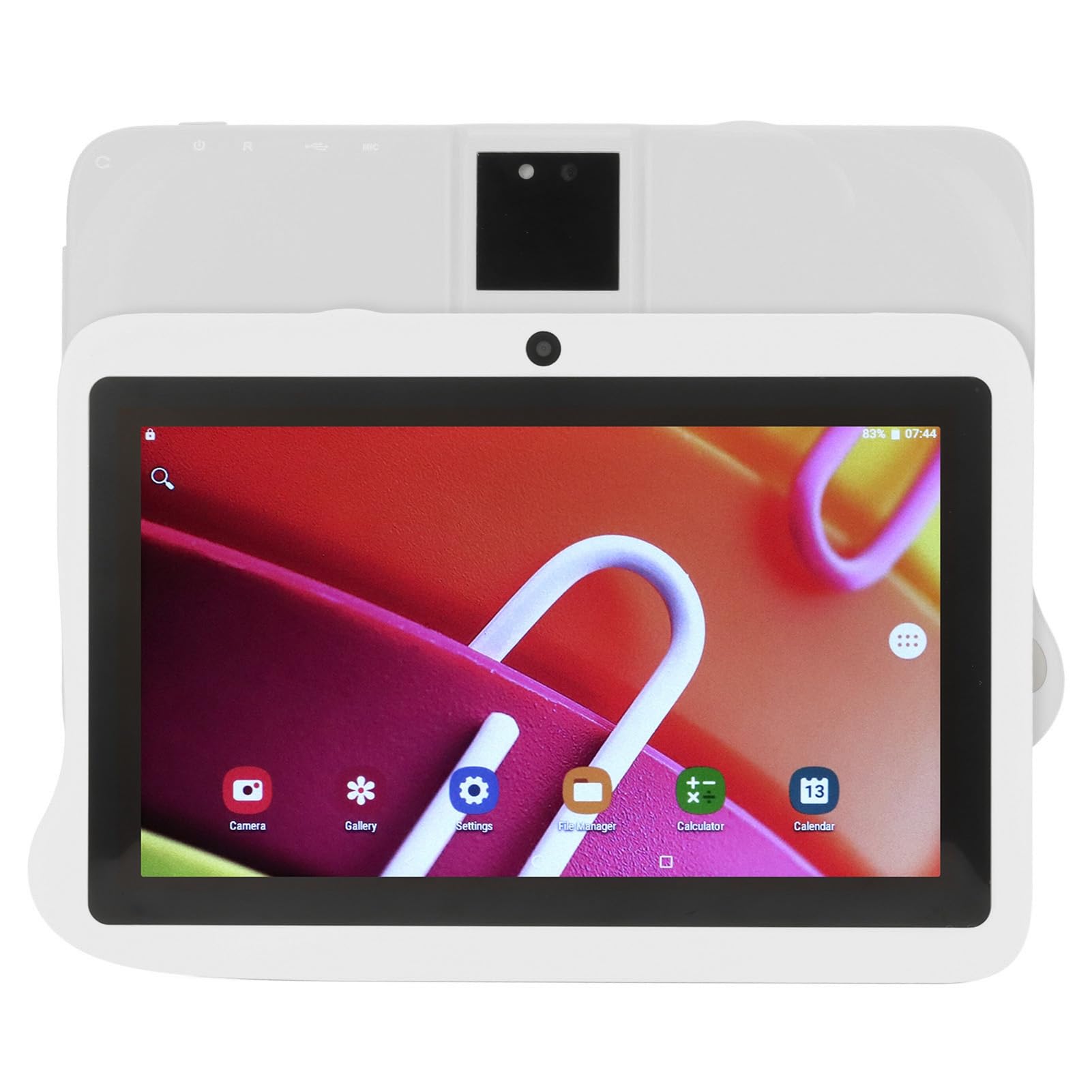 HEEPDD 7 Inch Kids Tablet, 100-240V Large Storage White Tablet (White)