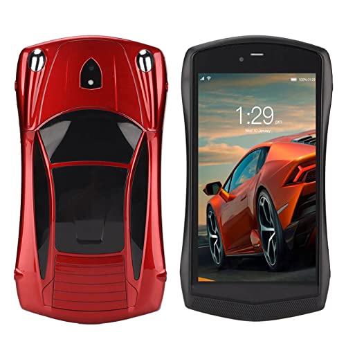 HD 7in Kids Tablet, Sports Car Shape Kids Tablet,2G RAM 32G ROM Tablet, Android 5G WiFi Dual Band Tablet PC, Kids Children Tablet (Red)