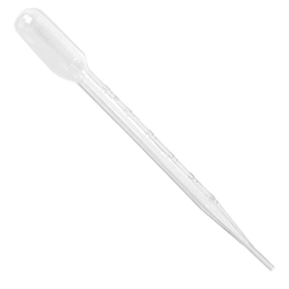 Transfer Pipette, 7.0ml Capacity, 3.0ml Graduated, Large Bulb, 155mm, 3.2ml Bulb Draw, Ziplock Bagging, Karter Scientific 206H2 (Pack of 500)