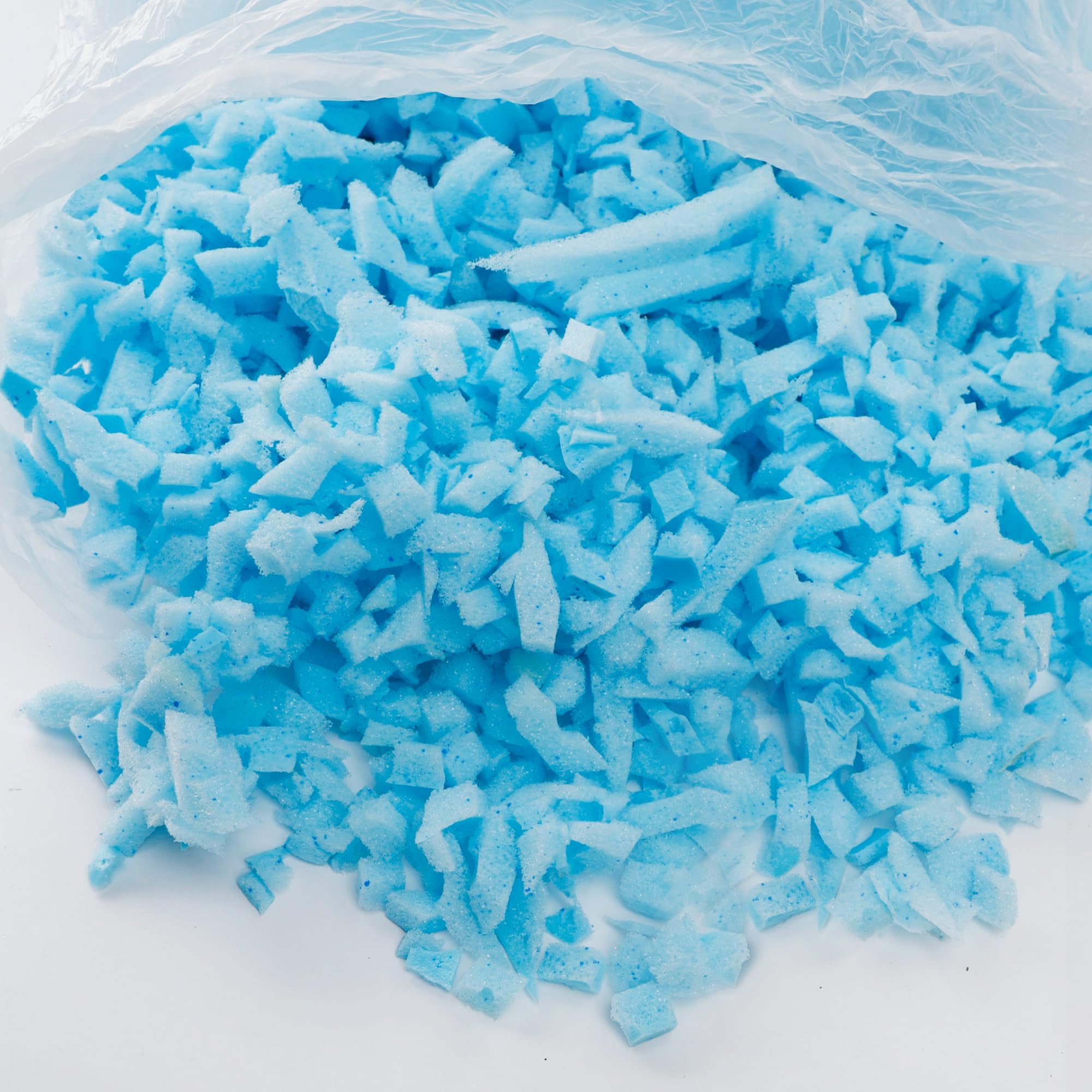 DR.DUDU 2.5lbs Bean Bag Filler Foam, Shredded Gel Memory Foam Filling, Premium Soft and Comfortable Pillow Stuffing Foam for Couch Cushion Dog Bed Chair Arts Crafts Stuffed Animal