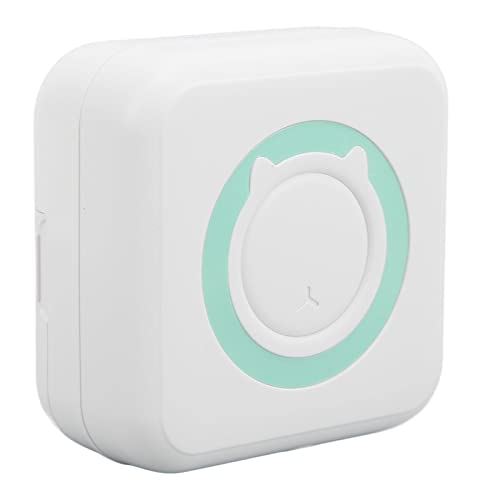 PSDLHMYQ Compact Pocket Thermal Printer Inkless Mini Bluetooth Printer for Photos Study Notes - Portable & Easy to Use Ecommerce (Green)