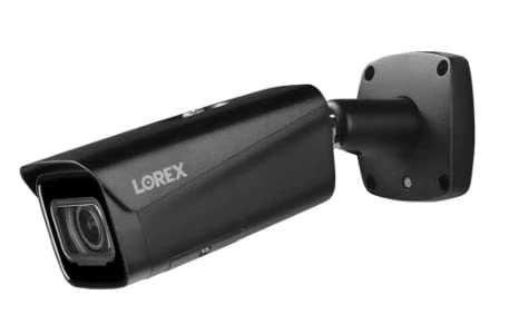 Lorex NC4K4MV-164BB-2 4K 16-Channel 4TB Wired NVR System with Nocturnal 4 Smart IP Bullet (4X LNB9383/Black) Cameras Featuring Motorized Varifocal Lens, Vandal Resistant and 30FPS Recording