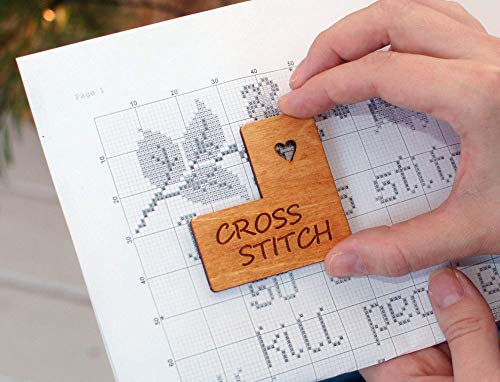 Needle minder for cross stitch Pattern Helper 2 in 1 Needle keeper magnetic cross stitch Marker Embroidery Pattern Keeper Embroidery Chart Holder needle minder for embroidery pattern holder magnetic
